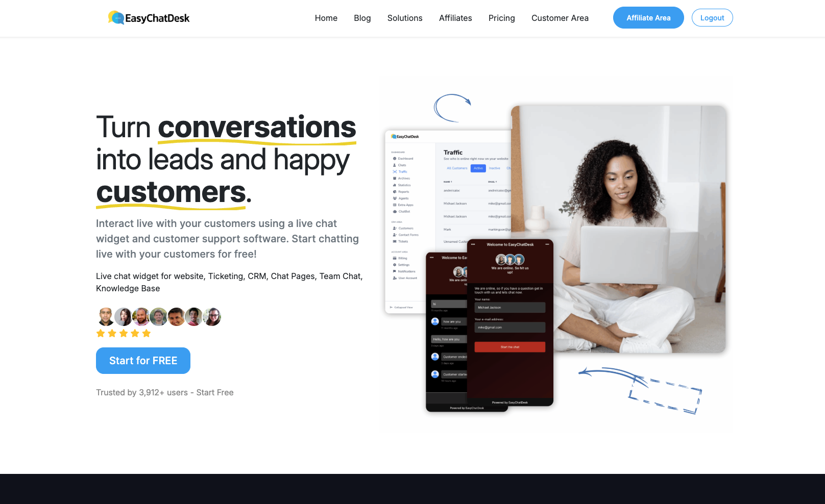 Login - EasyChatDesk